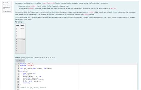 Solved C Program Not C Complete The Provided Program By