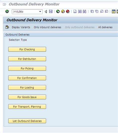 Vf04 Billing Due List Display For Deliveries With Sap Community