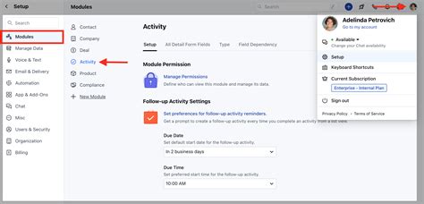Creating Custom Activity Type Salesmate