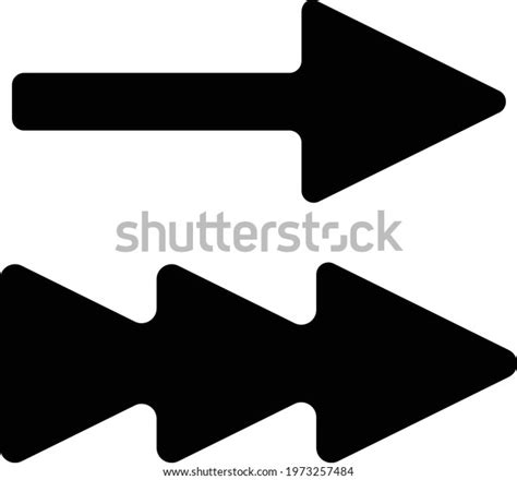 Black Arrow Icons Direction Vector Illustration Stock Vector Royalty Free 1973257484