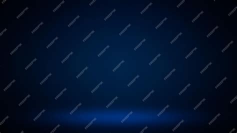 Пустой фон студии синего цвета можно использовать для фона и отображения продукта Премиум вектор