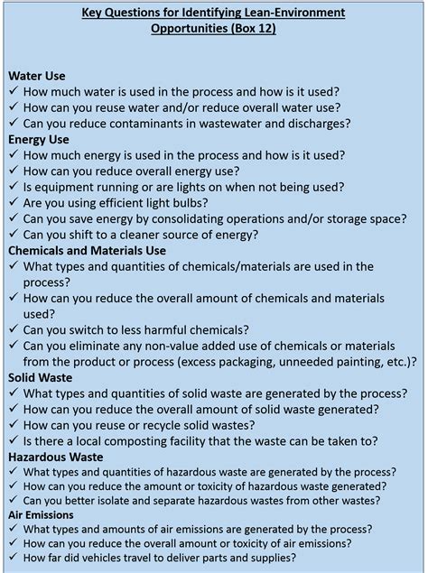 Lean Environment Toolkit Chapter US EPA