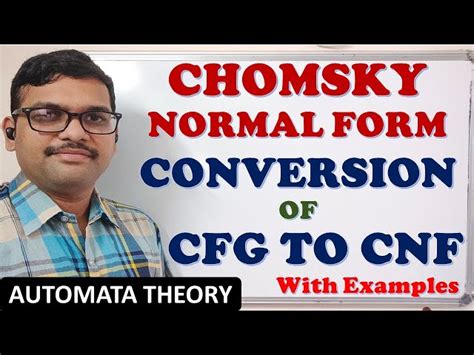 free video chomsky normal form and conversion of cfg to cnf in