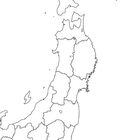 東北地方の地図 Map It マップイット
