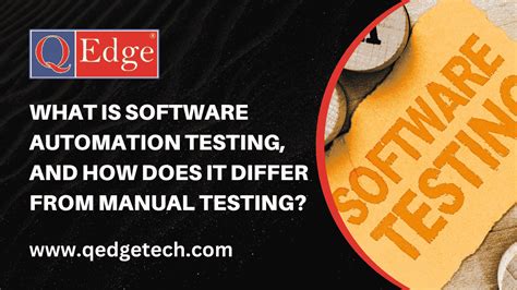 what is software automation testing and how does it differ from manual