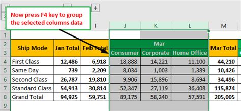 Group Data In Excel Group View Collapsed Grouped Data
