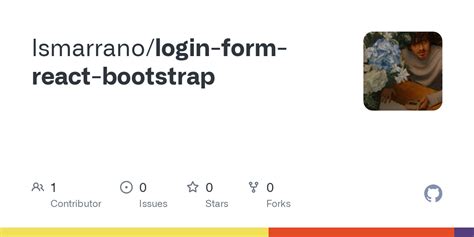 Github Lsmarrano Login Form React Bootstrap