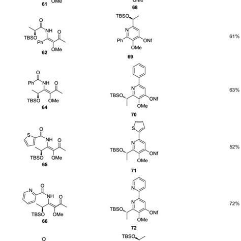 Scope Of The Synthesis Of 4 Hydroxypyridine Derivatives From Lithiated