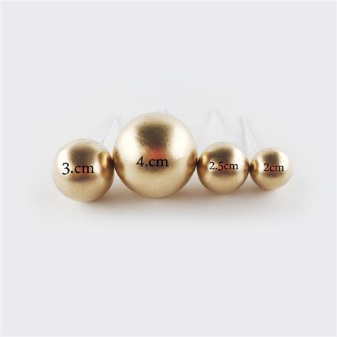 Badu Bg 4 бр Орнаменти за украса на топка за торта Розово златисто сребърно цветна топка