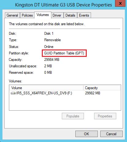 Installing Windows Server For GPT Partitioning And Large 2TB Disks