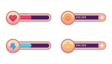 Premium Vector Game Ui Kit Set Of User Interface Gui