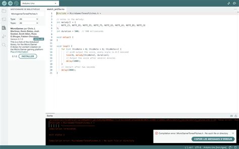 Bibliothèque Pitchesh Français Arduino Forum