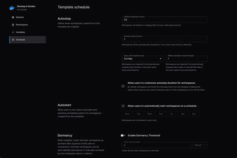 workspace scheduling coder docs