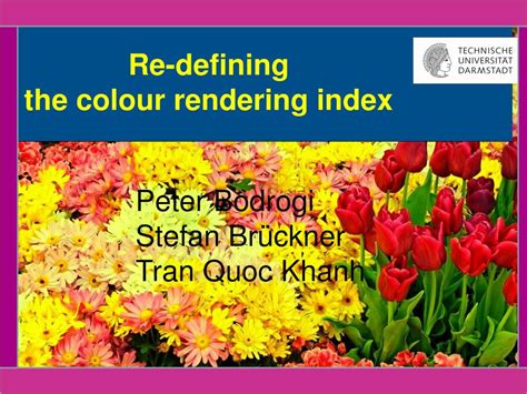 PPT Re Defining The Colour Rendering Index PowerPoint Presentation Free Download ID 6648520