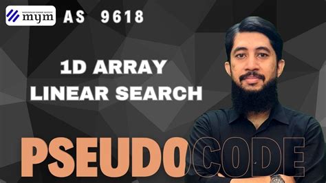 Linear Search By Using 1d Array Detail Discussion Lecture 15 9618 As Pseudocode Urdu