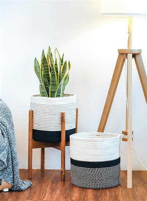 Badu Bg Съхранение Слама Ратан Зелени растения Капак за саксия Мръсни дрехи Кошница Кошница