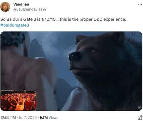 Meme Of The Day Baldurs Gate 3 Bear Scene Rknowyourmeme