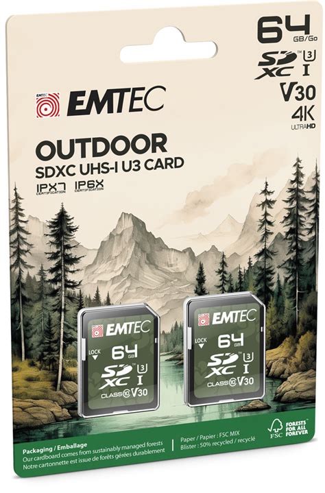 Sd Uhs I V30 V10 Outdoor Emtec
