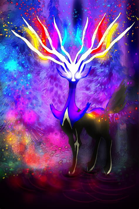 Xerneas By Angelbunnyxoxo On Deviantart