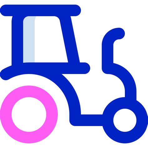Tractor Super Basic Orbit Color Icon