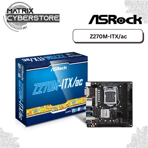 Asrock Z M Itx Ac Mini Itx Motherboard Lga Socket Ddr Asrock Super Alloy