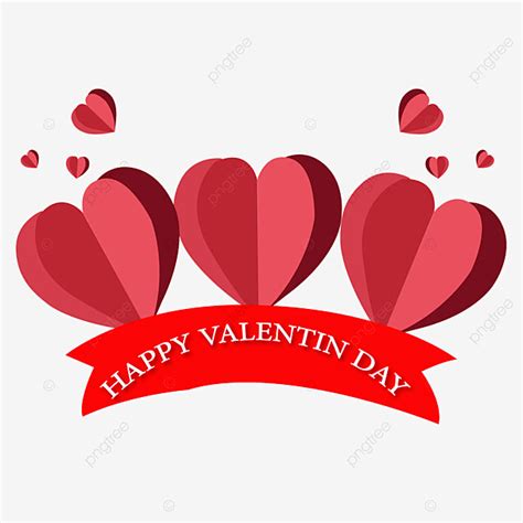 해피 발렌타인 데이 붉은 마음 하트 일러스트 행복 일 행복한 날 Png 일러스트 및 벡터 에 대한 무료 다운로드 Pngtree