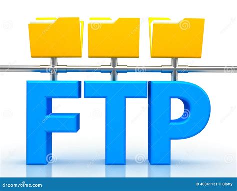 Illustration De Ftp File Transfer Protocol Illustration Stock Illustration Du Réseau