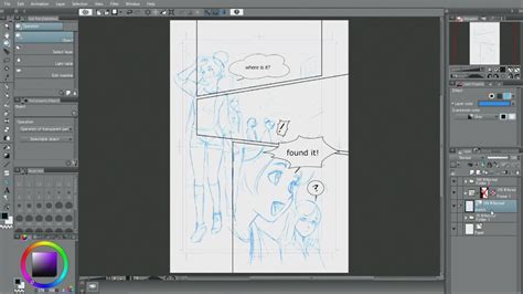 Lets Create A Manga Creating Frames CLIP STUDIO PAINT YouTube