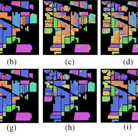 Classification Maps Of Different Methods On Indian Pines Dataset A Download Scientific