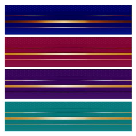 럭셔리 파란색과 황금색 배경 프리미엄 벡터