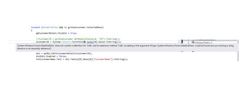 C How To Get The First Cell Value Of Selected Row Of A Gridview