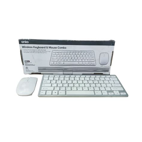 Anko 43118984 Wireless Keyboard And Mouse Combo Hmr Shop N Bid