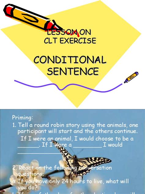 Conditional Sentence Pdf Clause Linguistics
