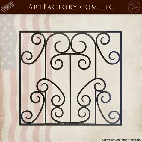 Custom Scroll Window Grills Master Blacksmith Hand Forged Iron