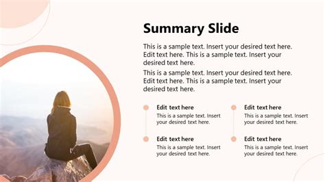 Summary Slide For Cognitive Behavioral Therapy Presentation Slidemodel