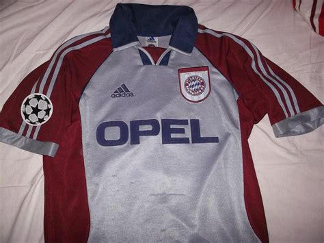 Bayern Munich Copa Camiseta De Fútbol 1998 1999 Sponsored By Opel