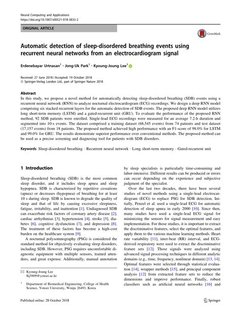 pdf automatic detection of sleep disordered breathing events using