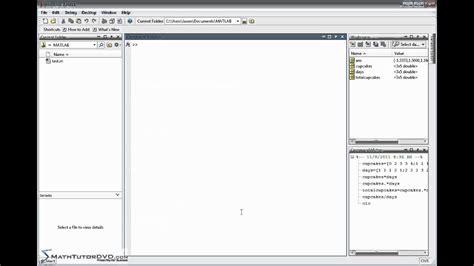 Matlab Sect 23 Multiplying And Dividing Matrices Element By Element