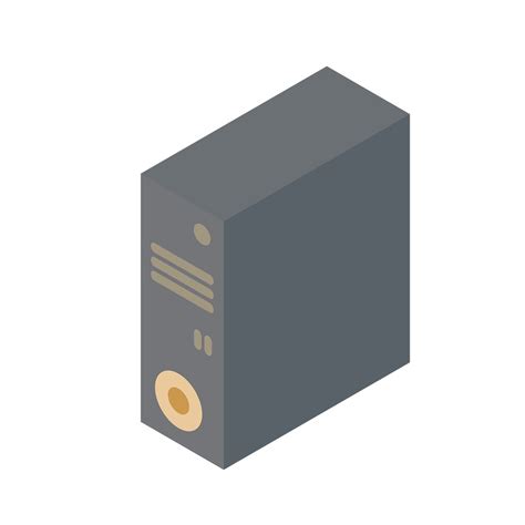 Download Isometric Desktop Cpu Royalty Free Stock Illustration Image