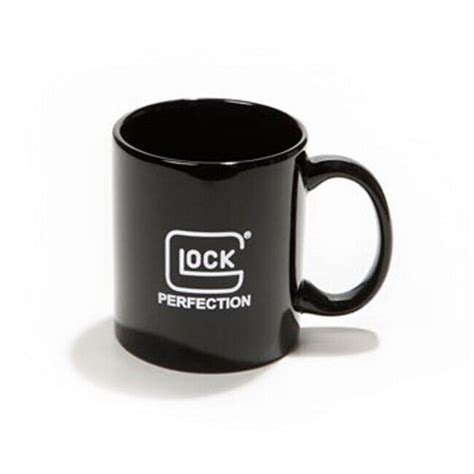 Glock Coffee Mug Black With White Glock Logo Perfection As00011