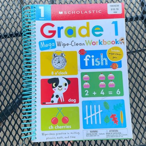 Grade 1 Mega Wipe Clean Workbook By Scholastic Paperback Pangobooks