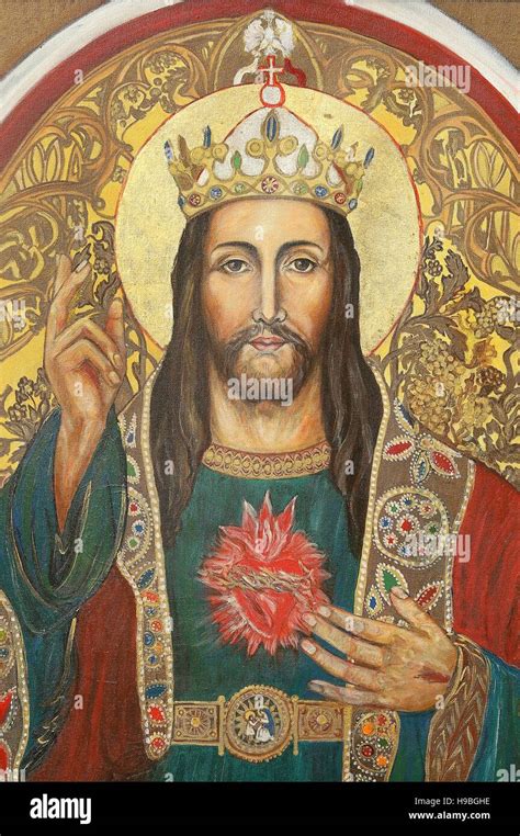 Thousend Of Pilgrims Attend The Ceremony Of The Enthronement Of Jesus