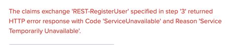 Azure B2c Api Connector Standard Error Message Microsoft Qanda