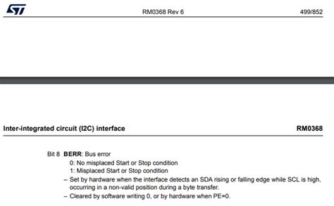 stm32f4 as i2c slave getting berr on with specific