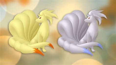 Shiny Ninetales And Vulpix
