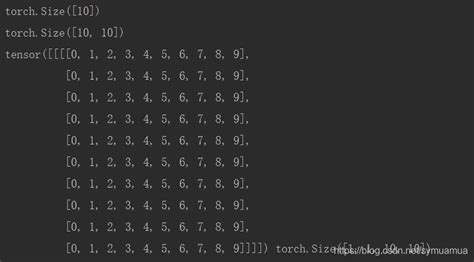 torch笔记 【1】 torch中的arange、repeat和view torch arange csdn博客