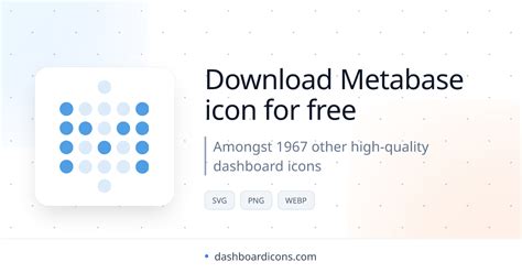Metabase Icon Dashboard Icons