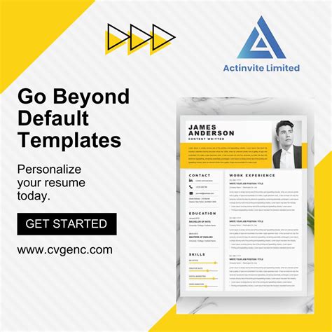 Actinvite Limited On Linkedin Resumebuilder Standout Cvgenc