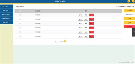 新闻门户网站 jsp java springmvc mysql mybatis 门户网站 源代码 java jsp mysql csdn博客