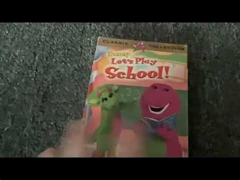 Barney Lets Play School 1999 Vhs Review Youtube